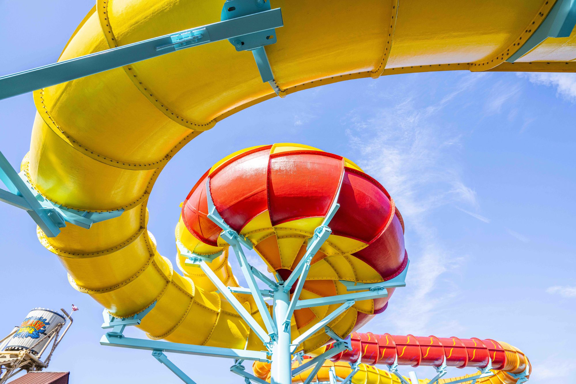 America’s first dual tailspin water slide opens at Adventure Island ...