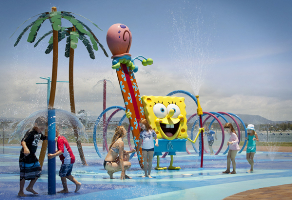 SpongeBob gets wet on the Gold Coast - Park World Online