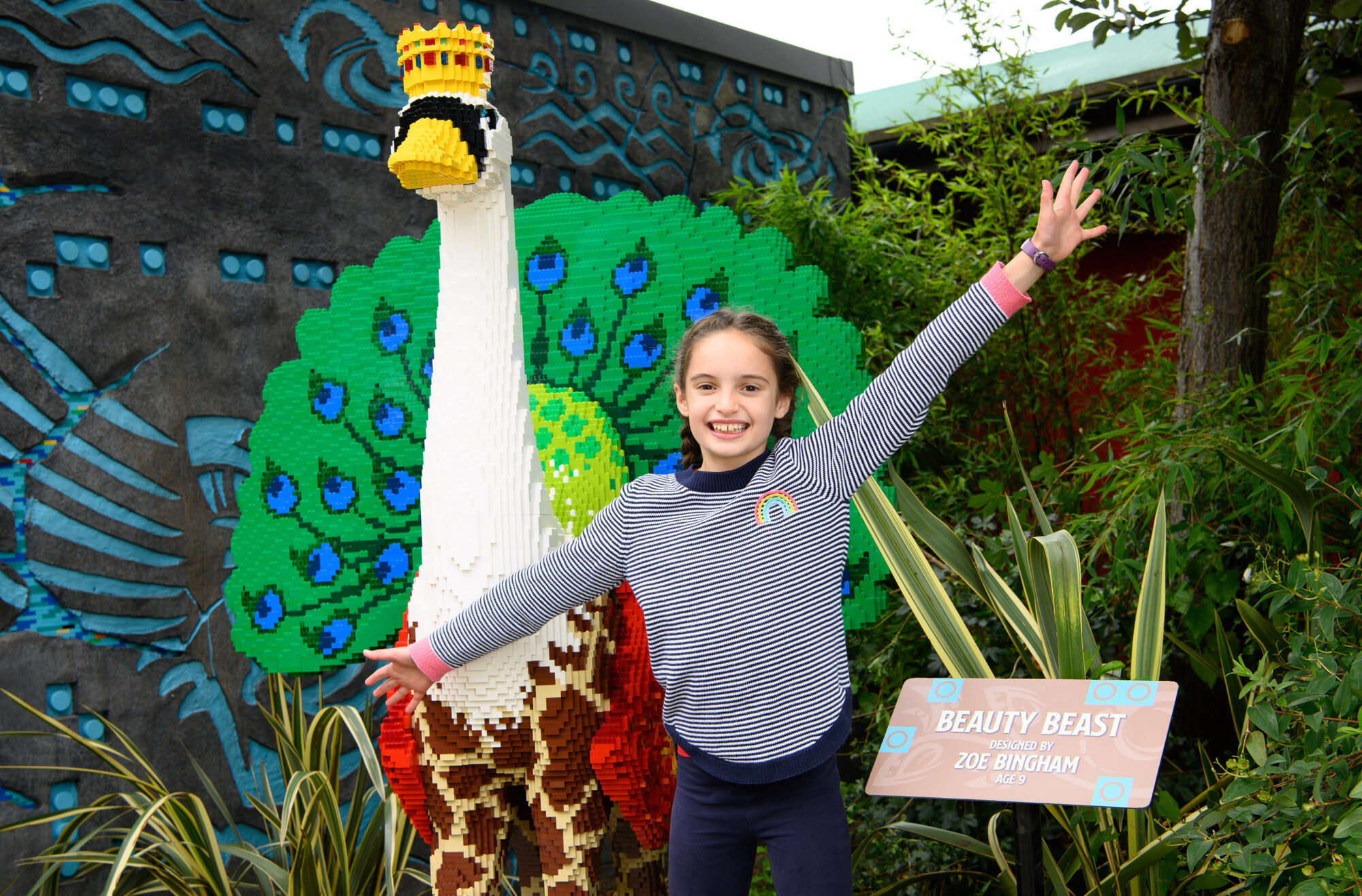 Nine year old's competition winning drawing built into a mythical ...